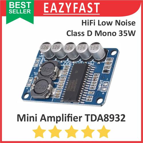 Jual Modul Amplifier TDA8932 TDA 8932 Power Class D Ampli HiFi 35W Module - Kab. Bandung ...
