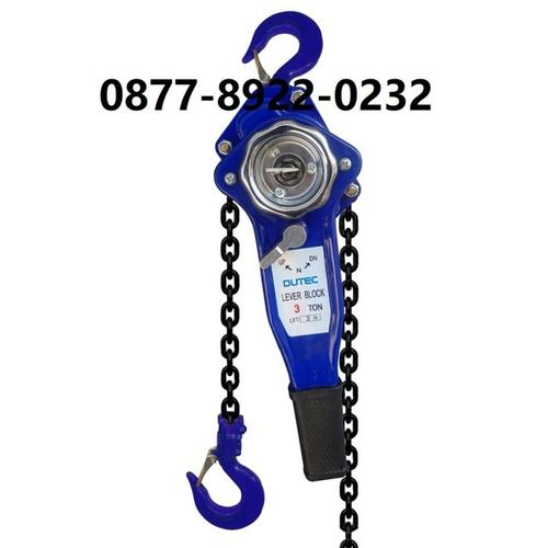 Jual Lever Block / Lever Hoist 3 Ton x 6 Meter DUTEC - Jakarta Utara ...