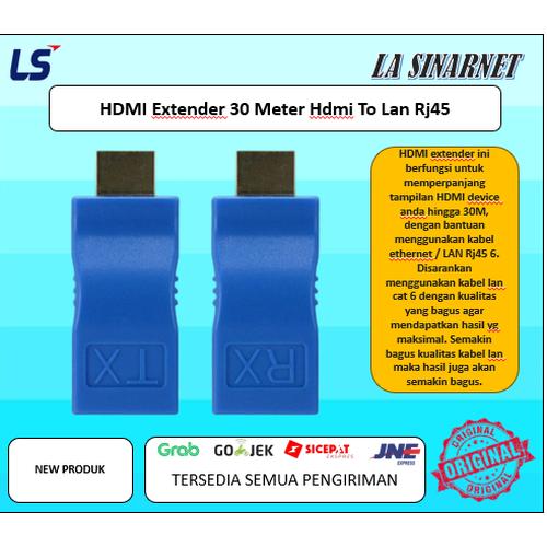 Jual HDMI Extender 30 Meter Hdmi To Lan Rj45 - Jakarta Pusat - LA ...