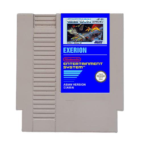 Jual Kaset Nintendo NES Exerion Game Jadul Spica Tendo Nitendo ...