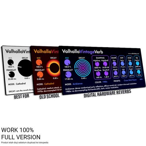Jual Valhalla DSP - Valhalla VintageVerb: Reverb Klasik dengan 22 Mode ...
