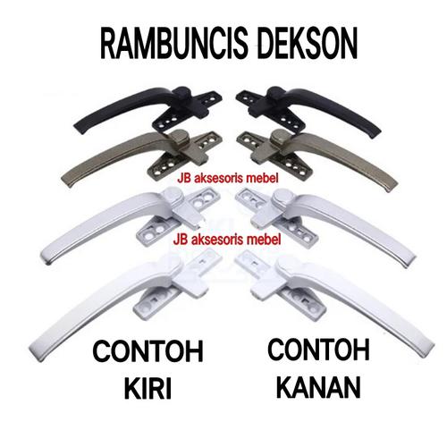 Jual RAMBUNCIS JENDELA Merk DEKSON / KUNCI GRENDEL SELOT SLOT HANDLE ...