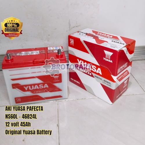 Jual Aki Mobil Suzuki Ertiga, Baleno, Aerio Accu Basah Yuasa NS60L 12v 45A - Jakarta Timur ...