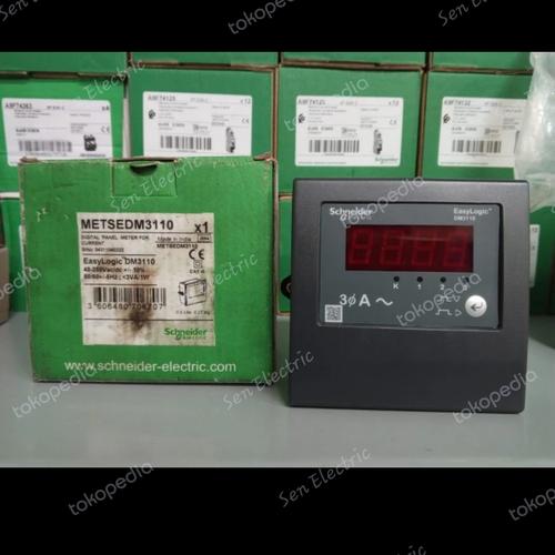 Jual SCHNEIDER AMPERE METER DIGITAL DM3110 METSEDM3110 - BOX SESUAI ...