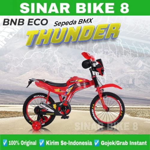 Jual Sepeda Anak Laki Eco BMX TRAIL THUNDER Ukuran 12 & 16 Inch - Red ...
