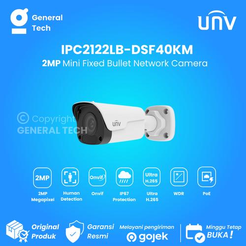 Jual Uniview IPC2122LB-SF40-A 2MP Mini Fixed Bullet Network Camera PoE - Kab. Tangerang ...