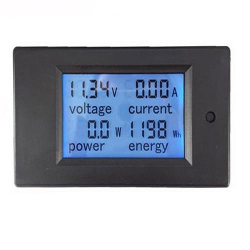 Jual "Golden" Digital Volt Amp Watt Ampere Kwh Meter Voltmeter DC 100A ...