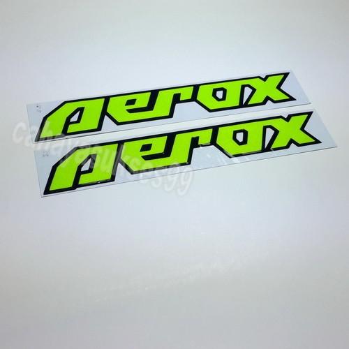 Jual Sticker AEROX 20cm Hijau Reflective Stiker Tangki Motor Variasi ...
