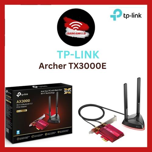Jual TP-LINK ARCHER TX3000E AX3000 Wi-Fi 6 Bluetooth 5.0 PCIe Adapter ...