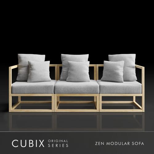 Promo CUBIX SERIES - Kursi Tamu Sofa Modern Minimalis 3 seaters ...