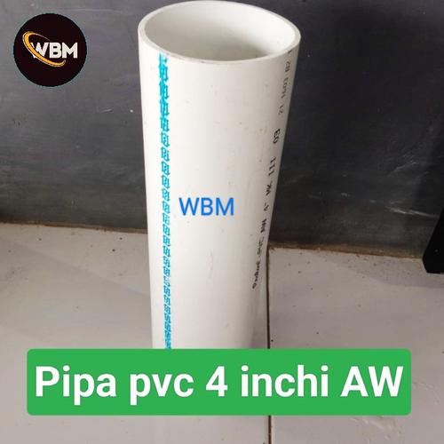 Jual Pipa paralon 4" inch AW pipa pvc TEBAL - 80 cm - Kab. Subang - WBM ...
