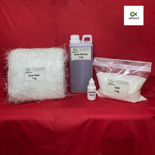 Jual PAKET RESIN BENING (Resin Bening, Katalis, Mat Fiber, Talc) - Kota ...