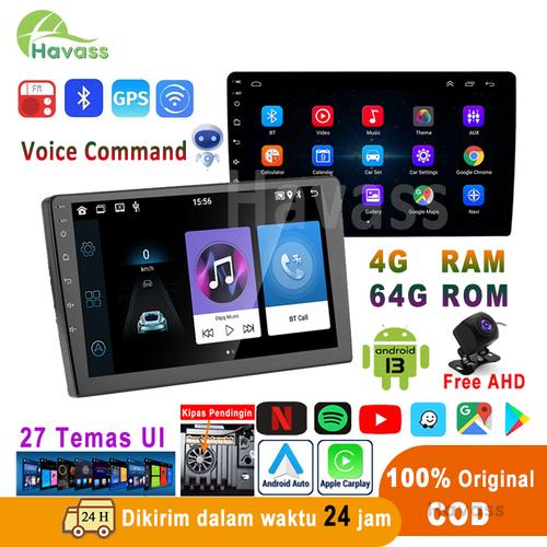 Jual 【with cooling system】4G+64G Android 13 Head Unit 7/9/10 Inch IPS Layer Navigasi Untuk Semua ...