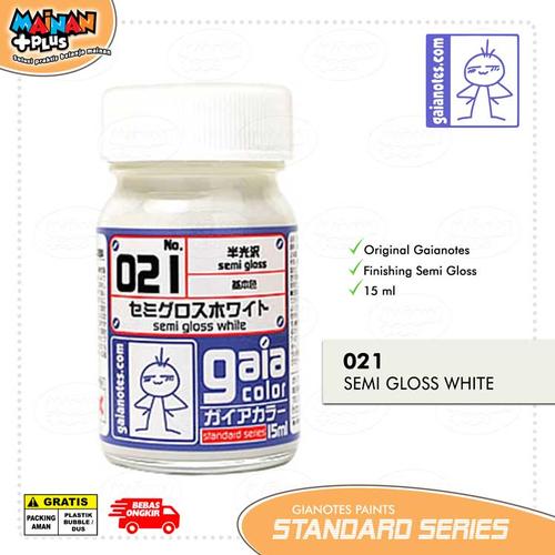 Jual GAIANOTES Gaia Color 021 Semi Gloss White Cat Gunpla Model Kit ...