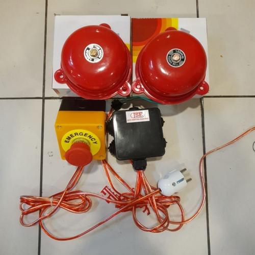 Jual Sirine Bahaya fire alarm Double bell Round bell 2arah sirine cocok Pabrik,gedung,sekolahan ...