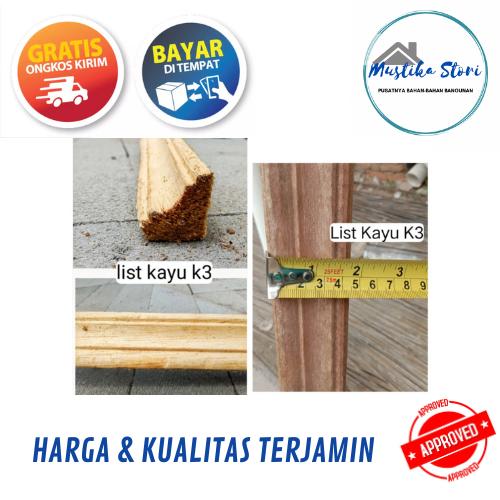 Jual Lis Kayu/ List Kayu - k3 4m - Kab. Karawang - MUSTIKA STORI ...