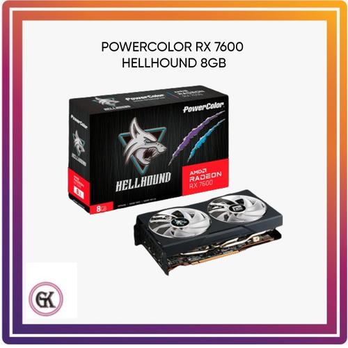 Jual Vga Powercolor Hellhound AMD Radeon RX 7600 8GB GDDR6 - Jakarta ...