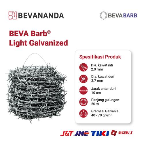 Jual Kawat Duri Galvanis BEVA Barb Light Galvanized - Jakarta Utara - BEVANANDA | Tokopedia