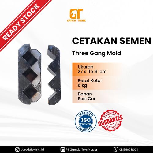 Jual Threegang Mold / Cube Mold 5 x 5 x 5 Cm - Kab. Bandung Barat ...