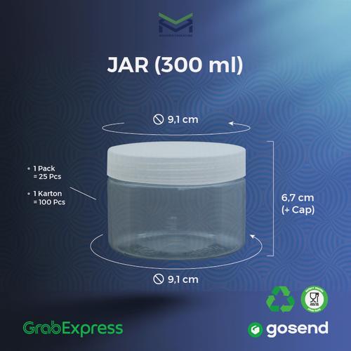 Promo Toples / Toples Kecil / Toples Permen / Toples Mini Jar 300ml - TEBAL [100pcs] - nat no ...