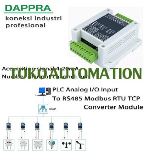 Jual 6 Channel 4-20mA RS485 Modbus RTU Analog Data Acquisition Module ...