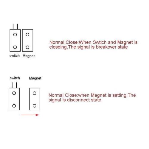Jual "Golden" MC-38 Magnetic Door Switch arduino Sensor Pintu Jendela ...