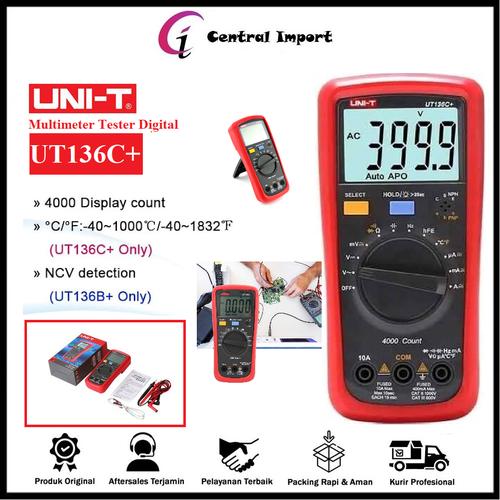 Jual UNI-T UT136C+ Multimeter Tester Digital ACDC Voltmeter Ammeter ...