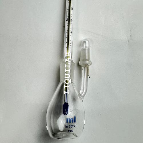 Jual HERKA Pynometer with thermometer 25ml, calibrated - Jakarta Pusat ...
