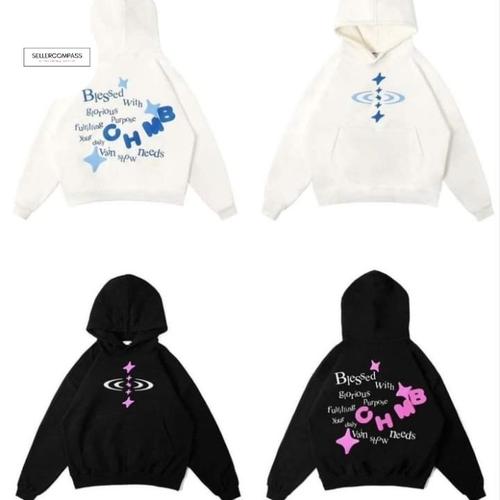 Jual Hoodie Chmb Blessed White / Black [ORIGINAL] - Hitam, iklan - Kota ...