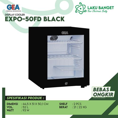 Jual GEA Display Cooler Expo 50FD Black / Showcase Minibar GEA Expo 50 ...