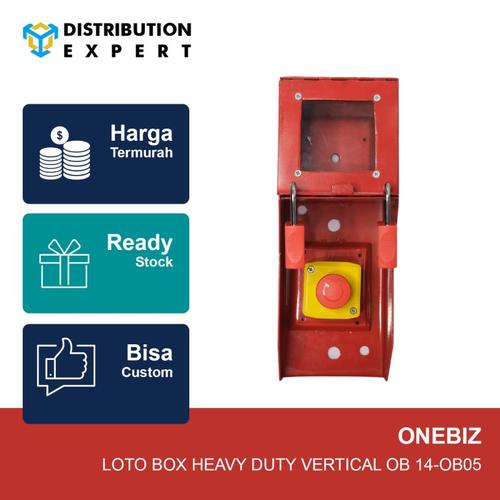 Jual Loto Box Vertical 2 System Heavy Duty Loto Push Button + 2 Padlock - Kota Surabaya ...
