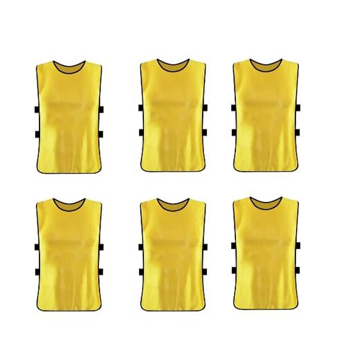 Jual (Best Seller) isi 6pcs rompi futsal samping karet ukuran dewasa ...