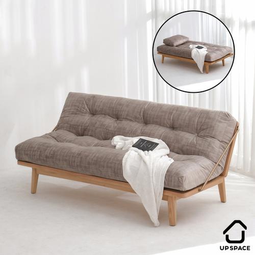 Promo Kern Sofa Bed Kayu 2 in 1 / Sofa Lipat Kayu Scandi Minimalis ...