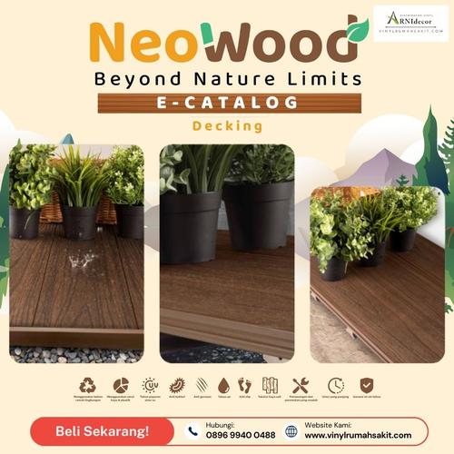Jual Decking Kayu NeoWood Lantai Outdoor Teras Taman Kolam | Tahan ...