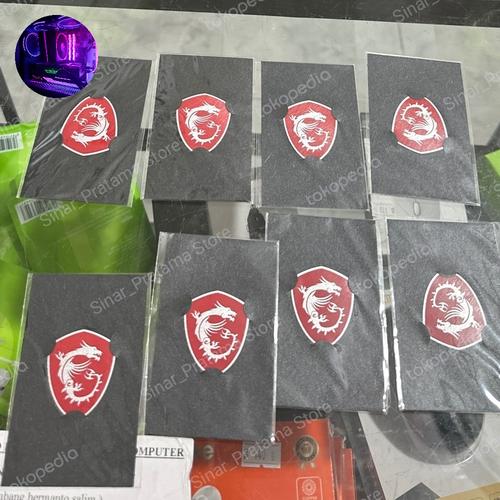 Jual Sticker Stiker Emblem MSI Gaming Red Dragon True Gaming ORIGINAL ...
