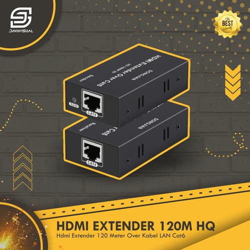 Jual HDMI Extender 120 Meter High Quality Over Kabel LAN Cat6 - Kota ...