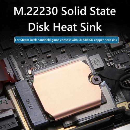 Jual Copper Heatsink Cooler SSD NVMe 2230 Steam Deck ROG Ally Legion Go ...