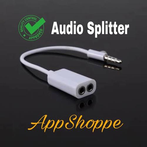 Jual Kabel Splitter 3.5mm 1 To 2 Jack Audio Splitter Cable - Jakarta ...