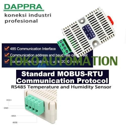 Jual Temperature humidity transmitter RS485 Modbus-RTU Module SW13 ...