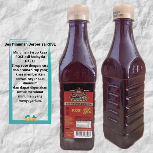 Jual Sirup Rose / Ros Double Lion Asli Malaysia | Minuman Ole Oleh Khas ...