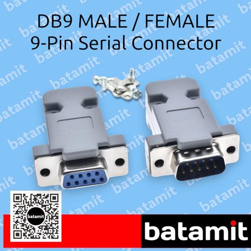 Jual Konektor Serial DB9 RS232 9Pin MALE / FEMALE / 9-Pin RS-232 Connector - MALE - Kota Batam ...