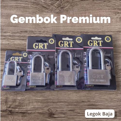 Jual GEMBOK GRT Leher Panjang 30 40 50 60 mm Anti Karat Bahan Besi ...