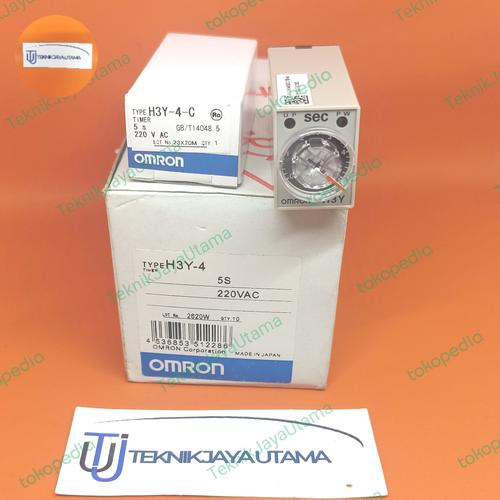 Jual Timer H3Y-4 5S 220v Omron / Timing Relay Omron H3Y-4 5S - Kab. Tangerang - TeknikJayaUtama ...