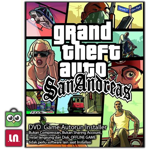 Jual Grand Theft Auto San Andreas ( GTA SA ) - PC DVD Game Adv Shoot ...