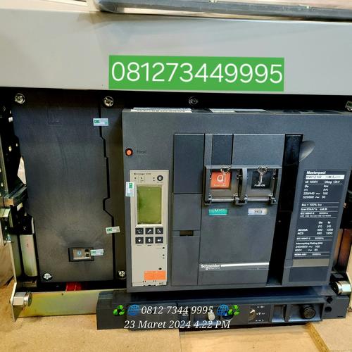 Jual SCHNEIDER ACB 4P 4000A 100KA DRAWOUT + MOTORIZED NW40H2 / NW40 H2 ORIGINAL BISA COSTUME ...