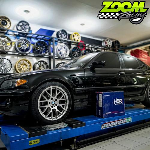 Jual LOWERING KIT HSR BLUE BMW E46 2021 DEPAN BELAKANG PNP FREE ...