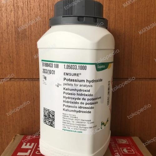 Jual Pottasium Hydroxide Pellets 1000gr/ MERCK POTTASIUM HIDROKSIDA ...
