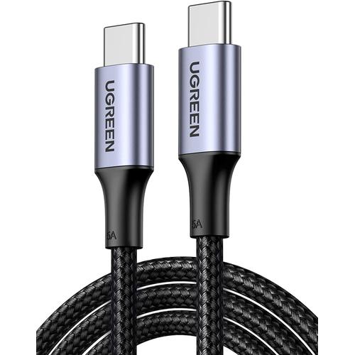 Jual Ugreen Kabel Data Nylon Type C To Type C 2.0 PD Fast Charging 100W ...