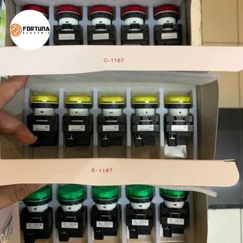 Jual IDEC YW1P-1EQM3 220-250V Pilot Lamp Amber Yellow Kuning White ...