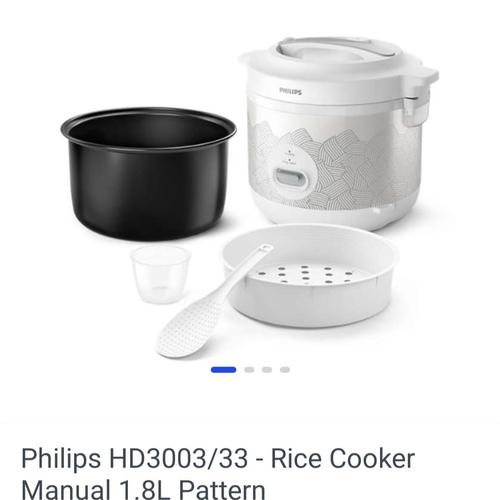 Jual PHILIPS Rice Cooker 1.8 Liter HD3003 HD-3003/33 - Jakarta Barat ...